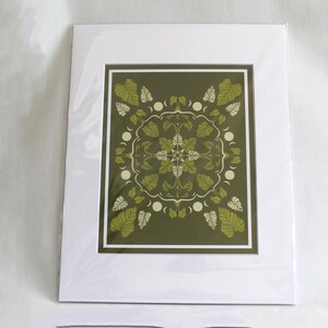 11x17" - Kalo Mandala Art Print With White Matte Border - Etsy