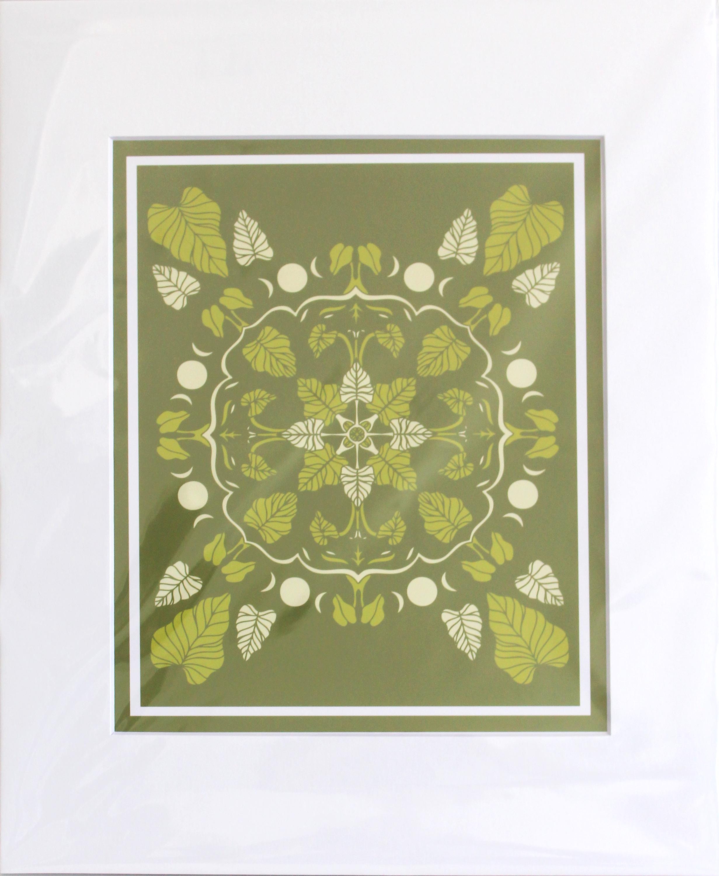 11x17" - Kalo Mandala Art Print With White Matte Border - Etsy