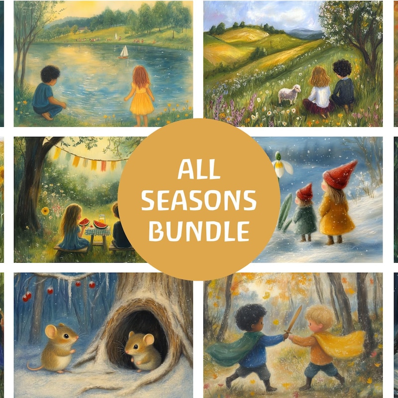 Waldorf Winter Printable - Etsy UK