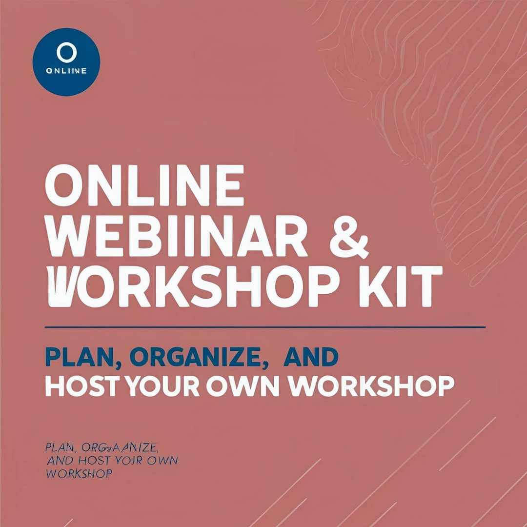 Easy-to-use Workshop Planner Kit, Training Organizer, Fillable PDF ...