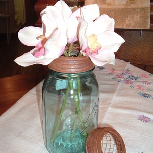 Two Rusty Frog Lids Regular Size Jar Lids Primitive Woodland - Etsy