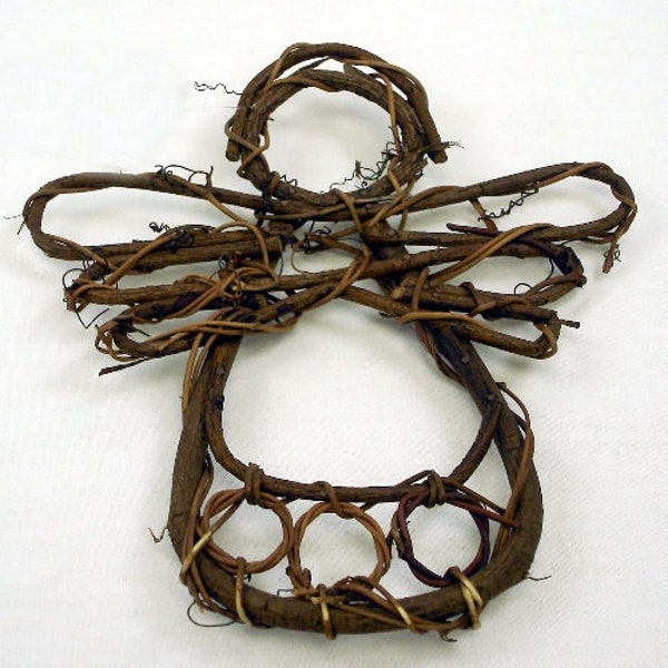 Grapevine Angel - Etsy
