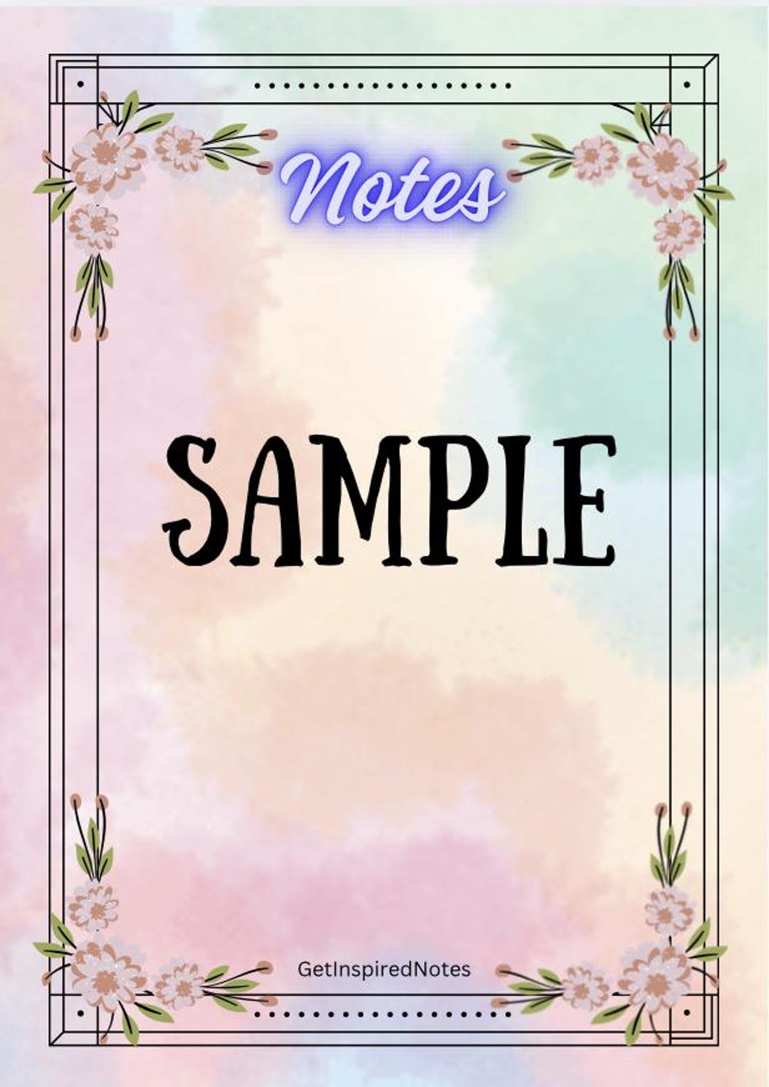 Printable Note Pads 5 Different Styles- Digital Download Only - Etsy