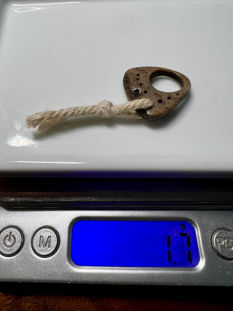 Tibetan Yak Bone Amulet Pendant – Hand-carved Tantric Buddhist Talisman ...