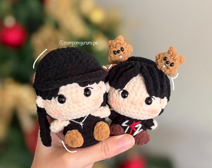 Crochet Pattern Stray Kids Han Amigurumi | Kpop Amigurumi | Han ...