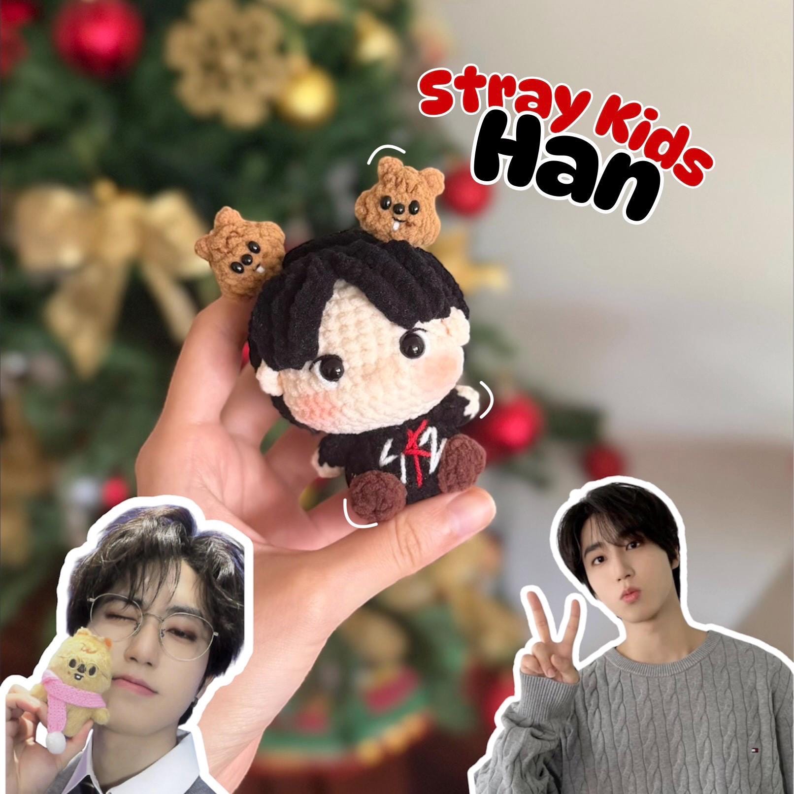 Crochet Pattern Stray Kids Han Amigurumi | Kpop Amigurumi | Han ...