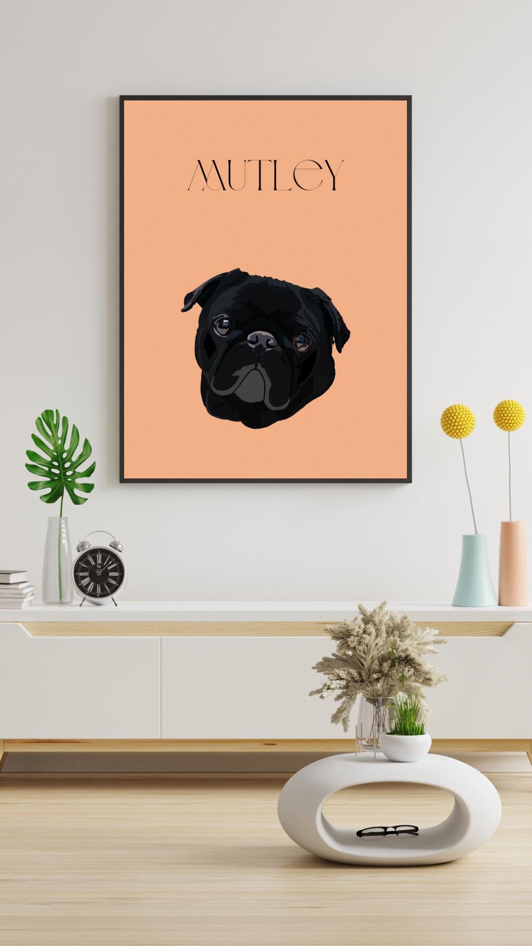 Personalized Pet Masterpiece: Hand-drawn Digital Portrait for Animal ...