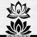 Lotus Flower SVG Bundle · Lotus Svg, PNG, DXF, Eps, Pdf Cutting, Laser ...