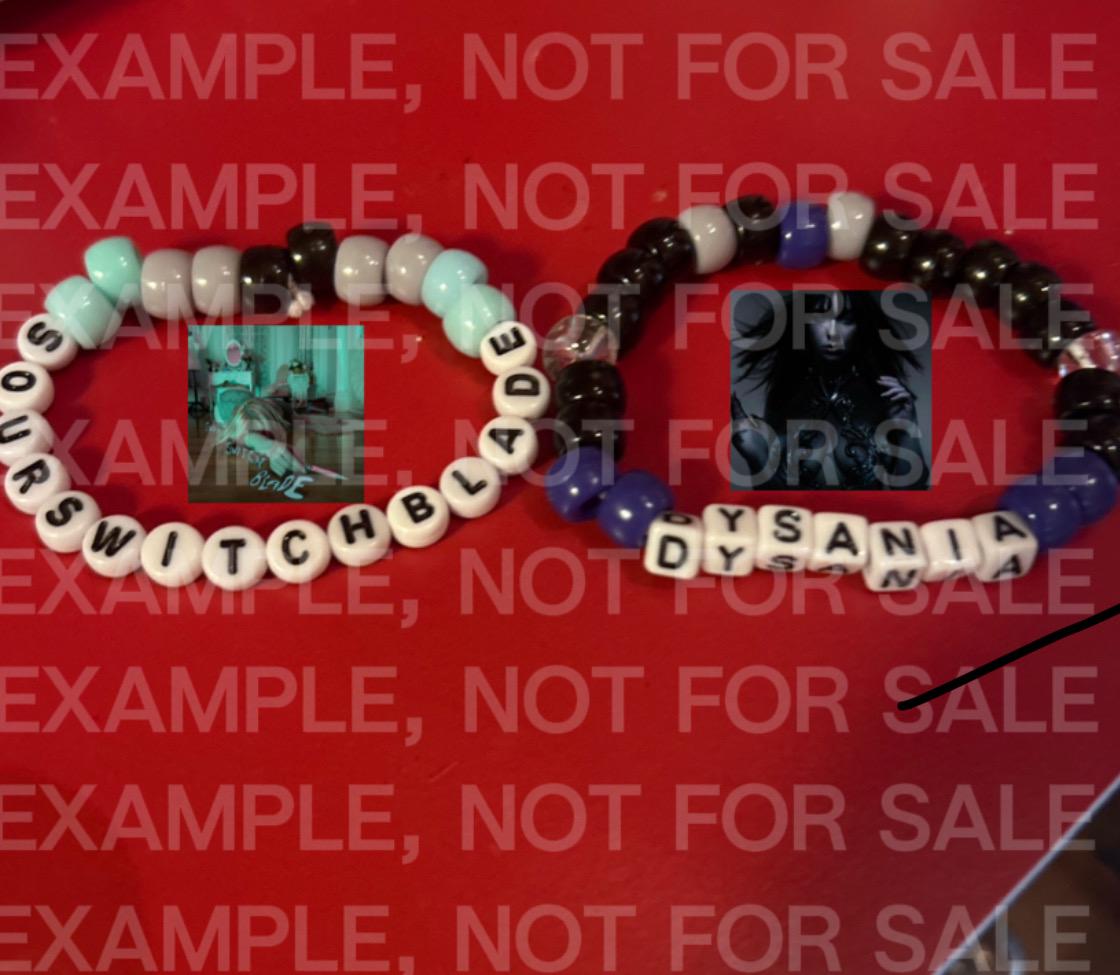 Custom Concert Bracelets | Artist-inspired Beaded Jewelry | Fan Gift ...