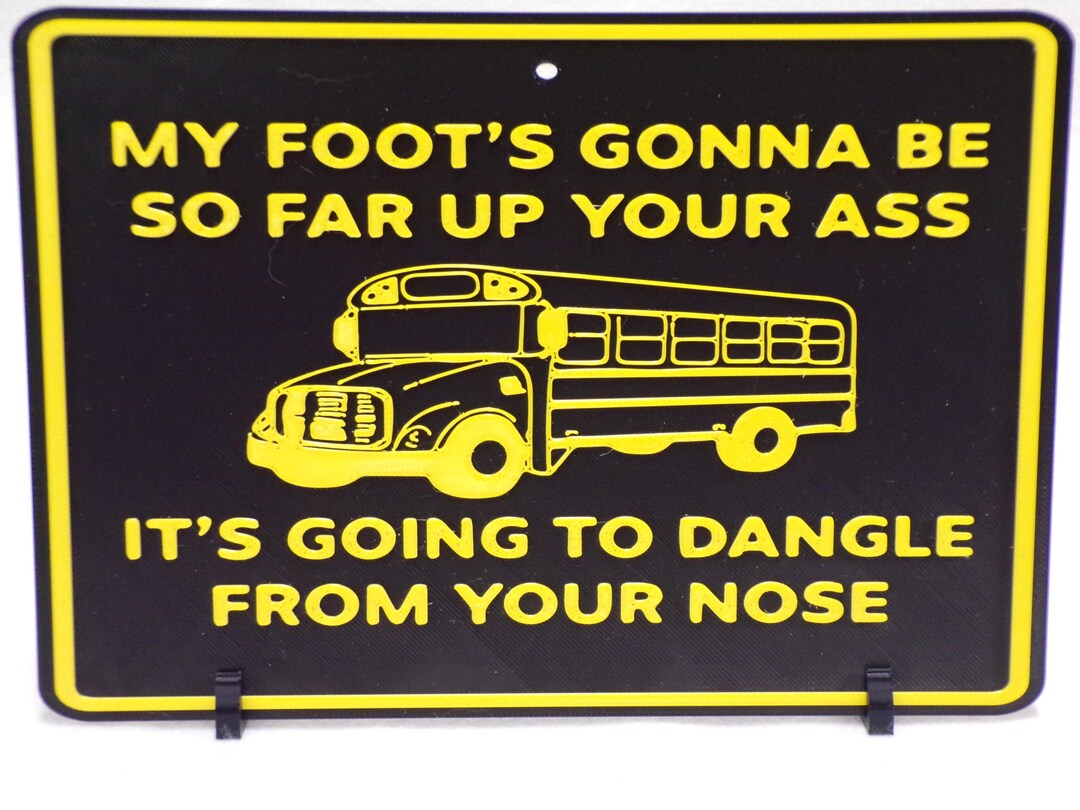 Custom 3d Printed Funny Sign Fan Art Fan Cave Humor - Etsy