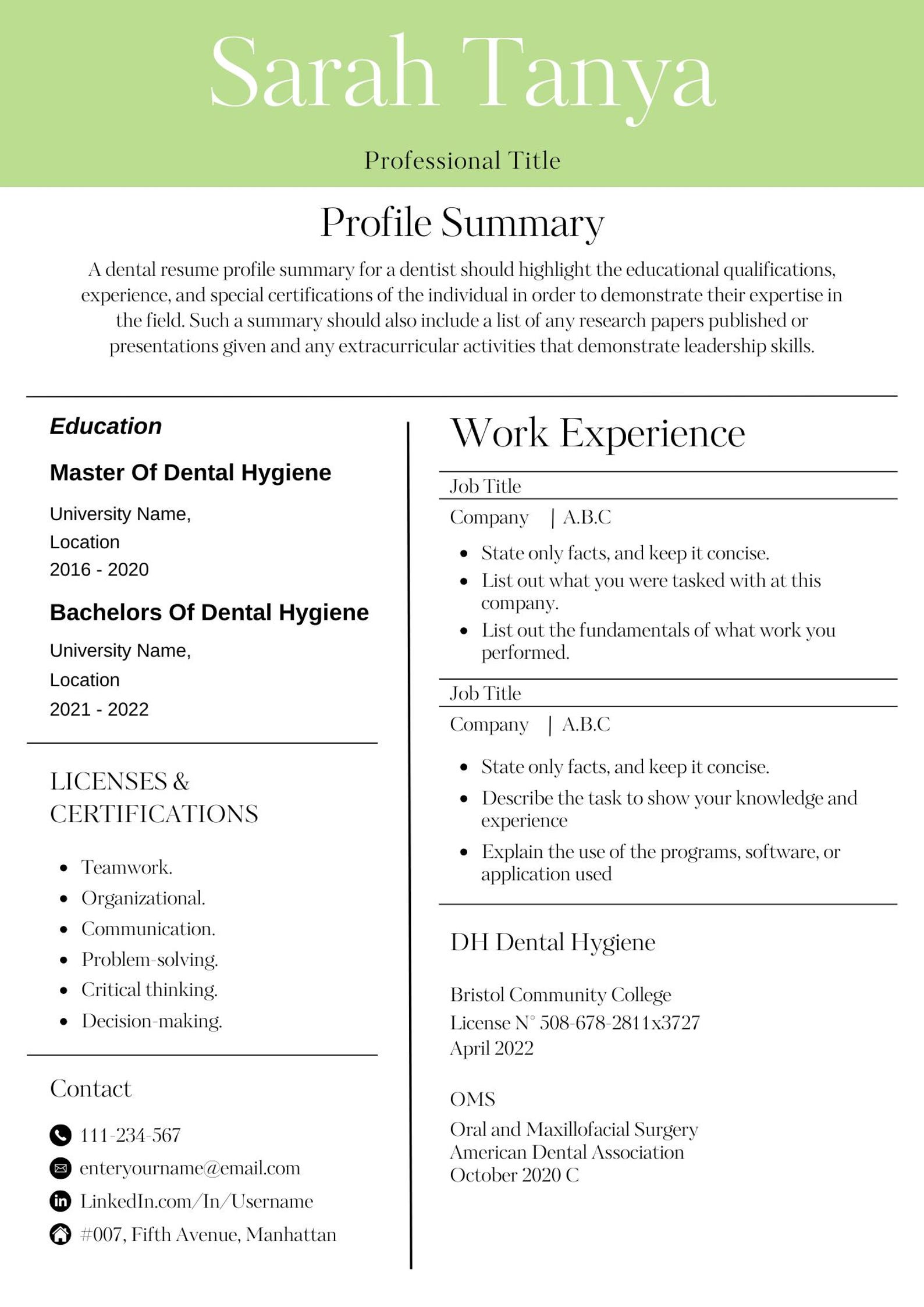Resume and Cover Letter, Job Application Resume, Curriculum Vitae ...