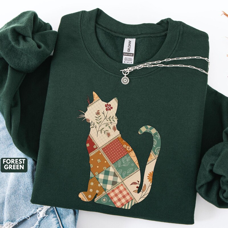 Patchwork Cats - Etsy