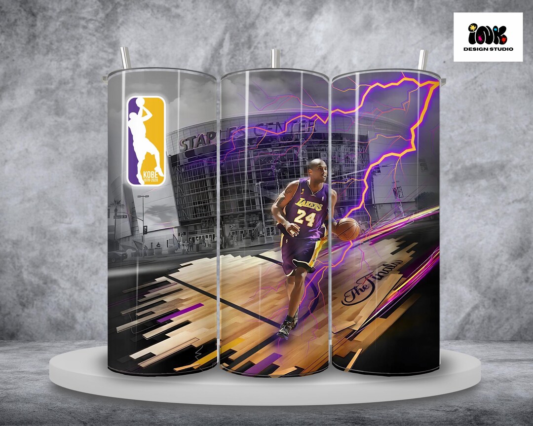 Kobe 23 9.3x8.2 300dpi PNG Download 20oz Skinny Tumblers Wrap ...