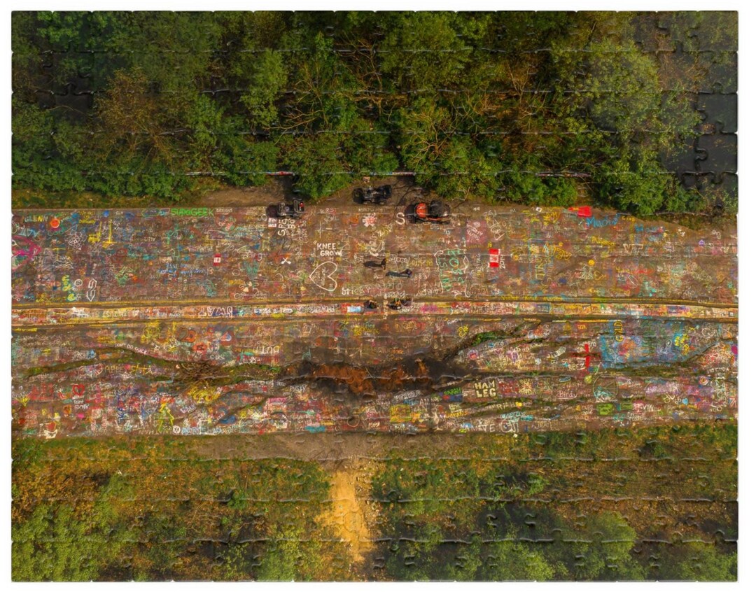 Odd Graffiti Highway History Puzzle for Adults-art Jigsaw-gift for ...