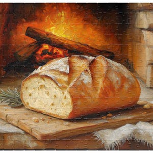 Sourdough Bread Puzzle for Adults-cooking Lovers Jigsaw Puzzle-history ...