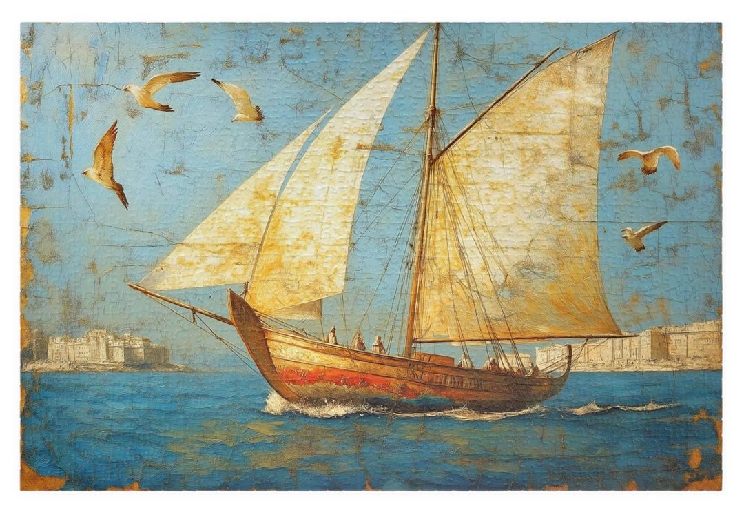 Nautical Ship Puzzle for Adults-1000 Piece Jigsaw Puzzle-nautical ...