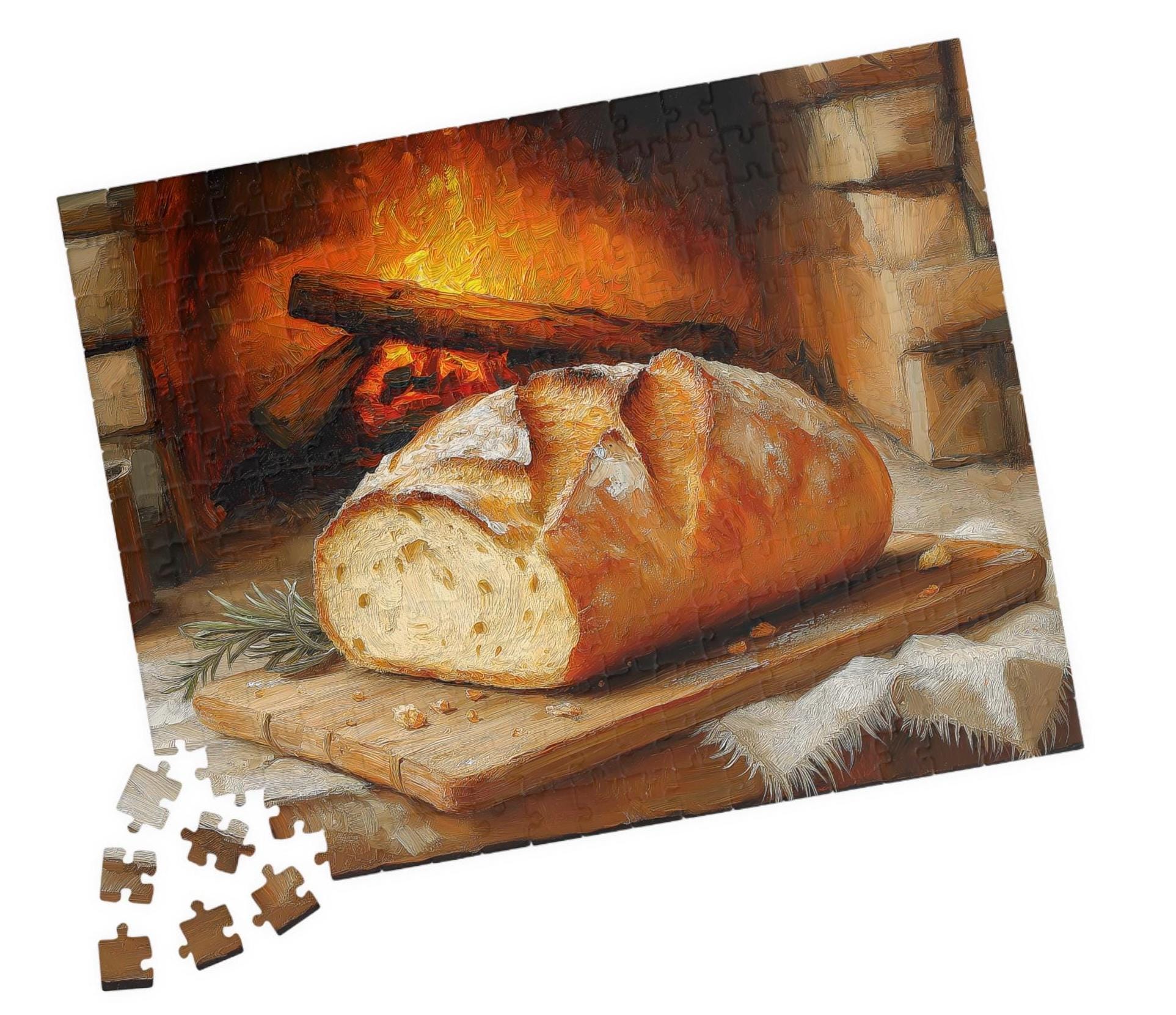 Sourdough Bread Puzzle for Adults-cooking Lovers Jigsaw Puzzle-history ...