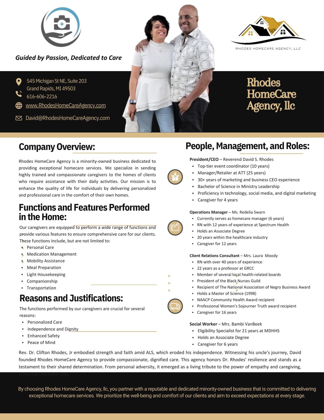 Business Capability Statement Template – Professional Contracting ...