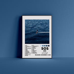 Custom Pop Music Album Cover Matte Poster, Wall Art Print for Music ...