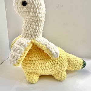 Crochet Amigurumi Bananasaurus Plushie Stuffed Animal Banana Dinosaur ...