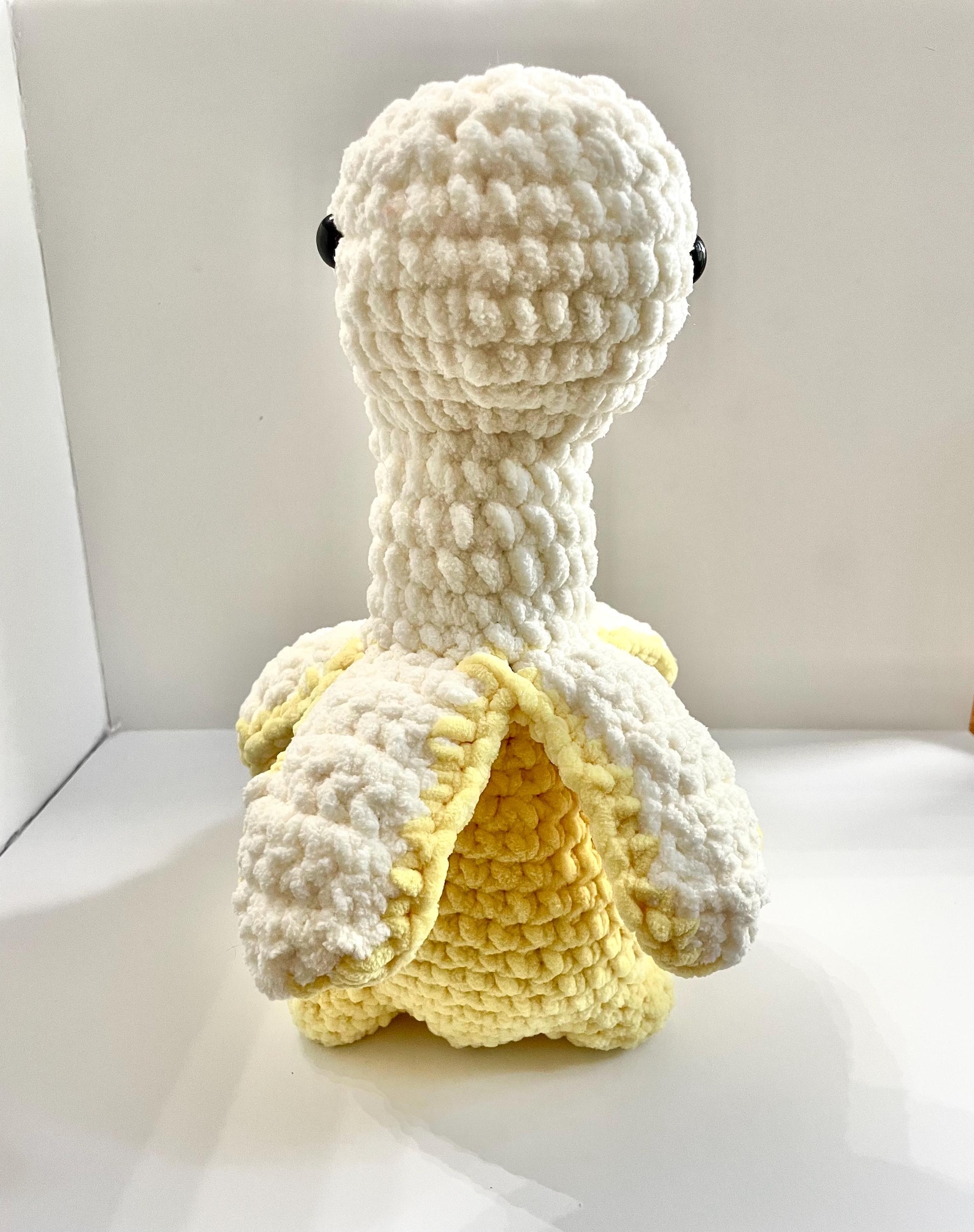 Crochet Amigurumi Bananasaurus Plushie Stuffed Animal Banana Dinosaur ...