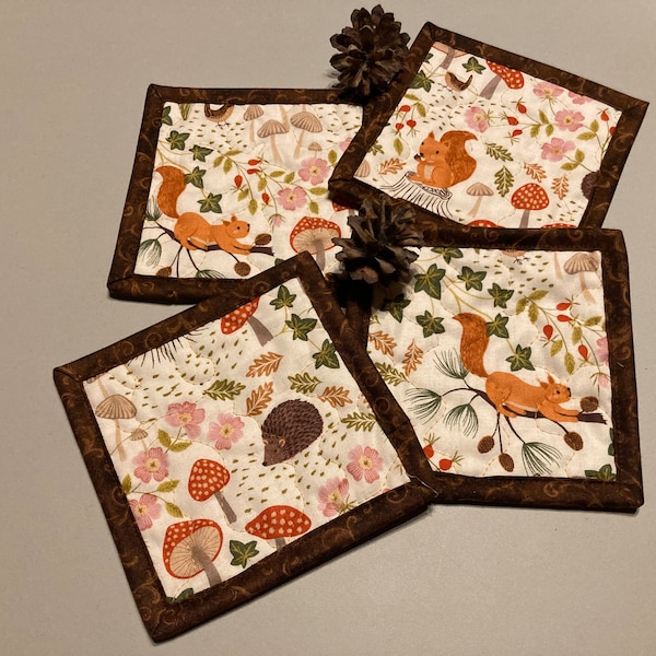 Fabric Coasters - Etsy