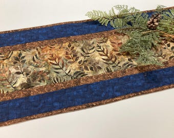 Handmade Quilted Fall Woven Stars Table Runner - Etsy