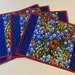 Texas Wildflower Placemats, Dining Table Placemats, Quilted Reversible ...