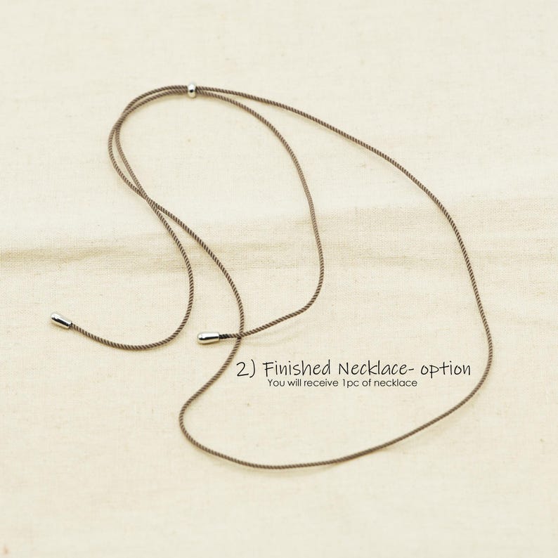 1PCS- Adjustable 1.5mm Braided Silk Polyester Cord Necklace With ...