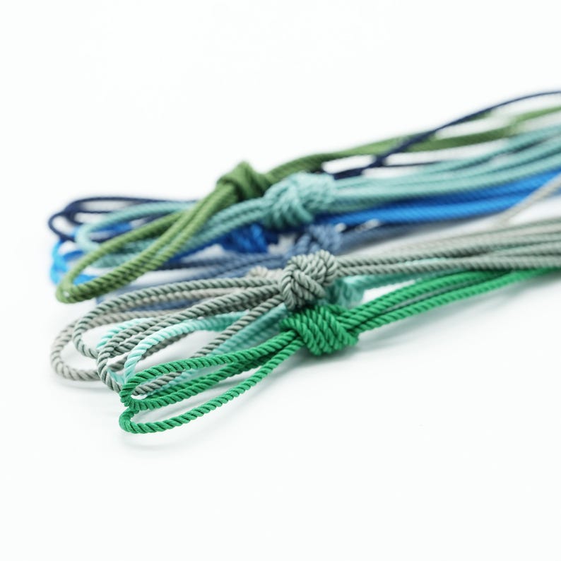 1M- Braided Silk Rope Cord for Making Necklace and Bracelet, 1.5mm ...