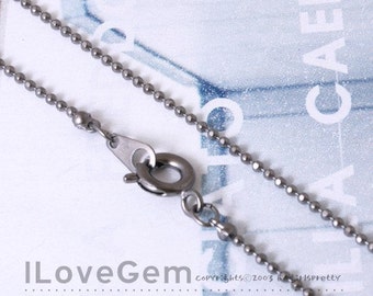 27.5 Long Ball Chain100pcs Black Ball Chain Necklace - Etsy