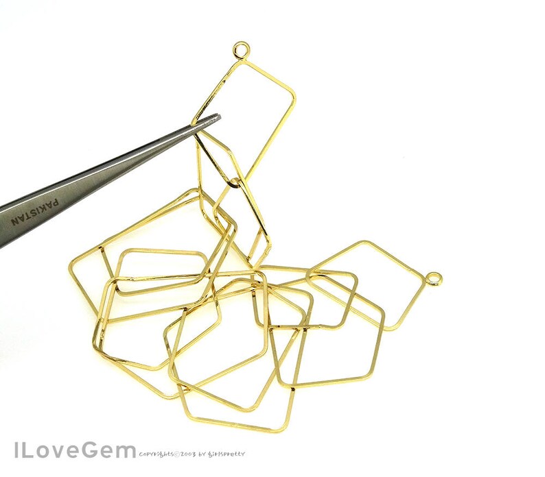 NP-1992 Nickel Free Rhodium Multi Rings Connector Soldered | Etsy