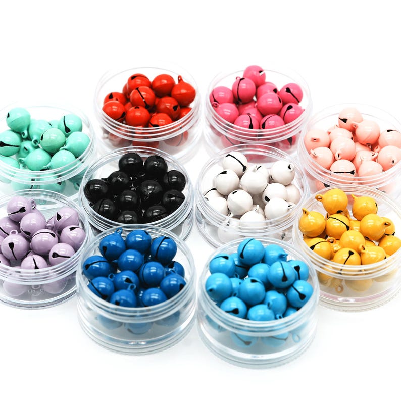 10PCS- Colorful Cat Bells, Pet Collar Jingle Bell, AP-061, Colored ...