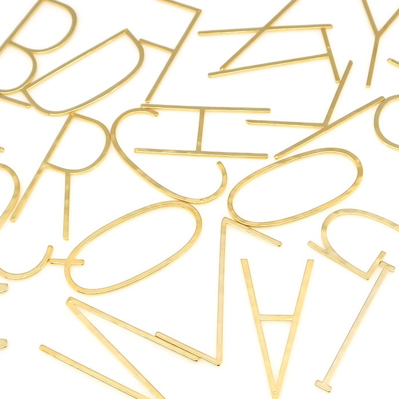 Beadsmaker Initial Charm - Etsy