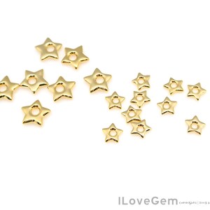 2pcs, COD764, Gold Plated, Open Star Pendant, Star Pendant, Layering ...