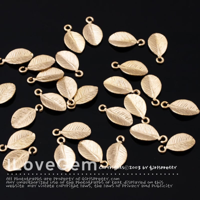 Craft Gold Jewelry Leaves - Etsy