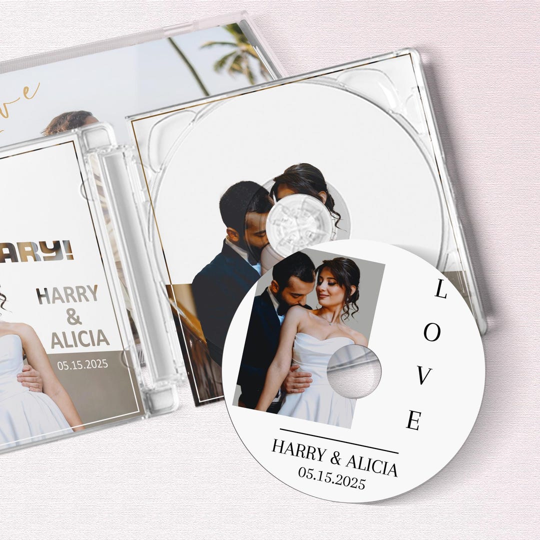 Custom CD Have Custom Covers, Birthday Present for Music Lovers, Couple's Anniversary CD Gift ...