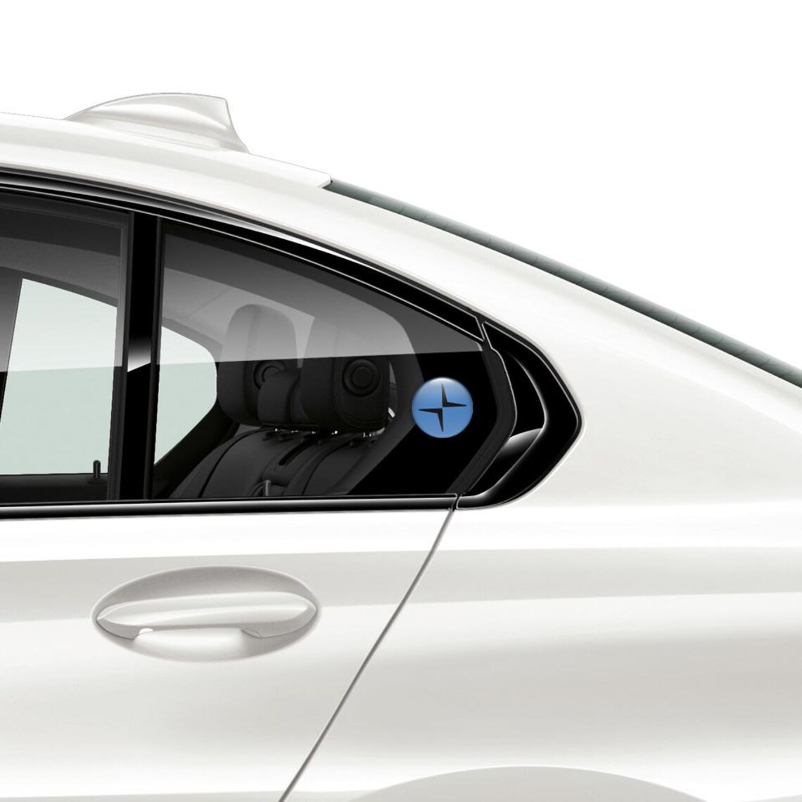 4 Pcs Volvo Polestar Domed Epoxy Resin Stickers Wheel Center Caps 3D ...