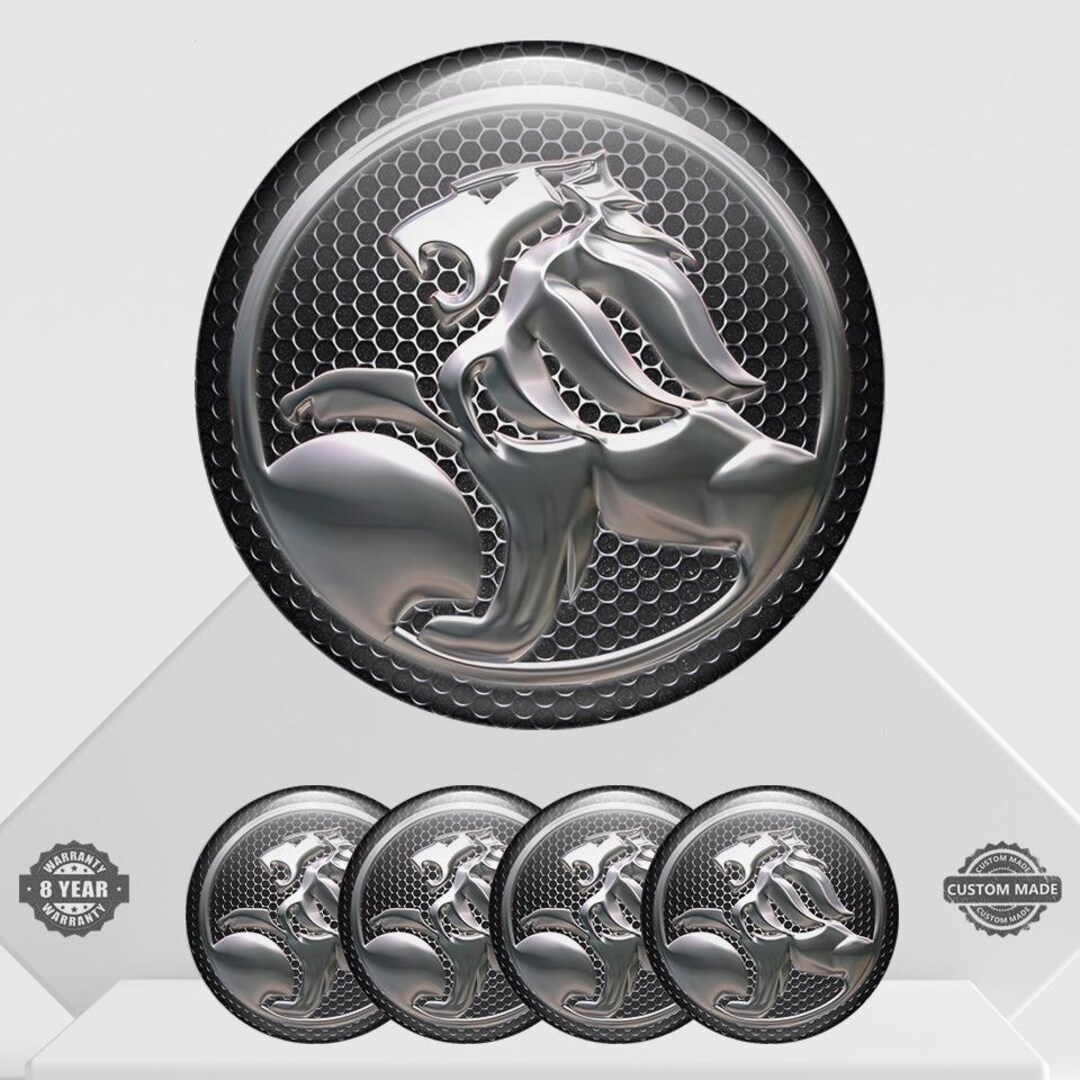 4 X Holden Domed Emblems Center Cap Stickers Wheel Center Hub Caps of ...