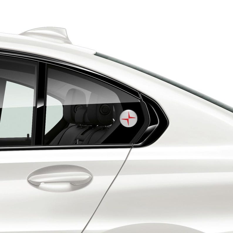 4 Pcs Volvo Polestar Domed Epoxy Resin Stickers Wheel Center Caps 3D ...