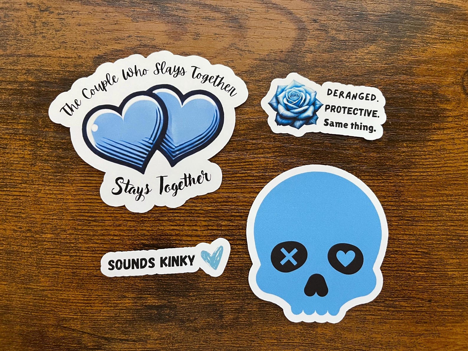 Lights Out and Caught up Book Stickers : Dark Romance - Water Resistant ...
