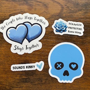 Lights Out and Caught up Book Stickers : Dark Romance - Water Resistant ...