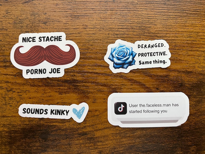 Lights Out and Caught up Book Stickers : Dark Romance - Water Resistant ...