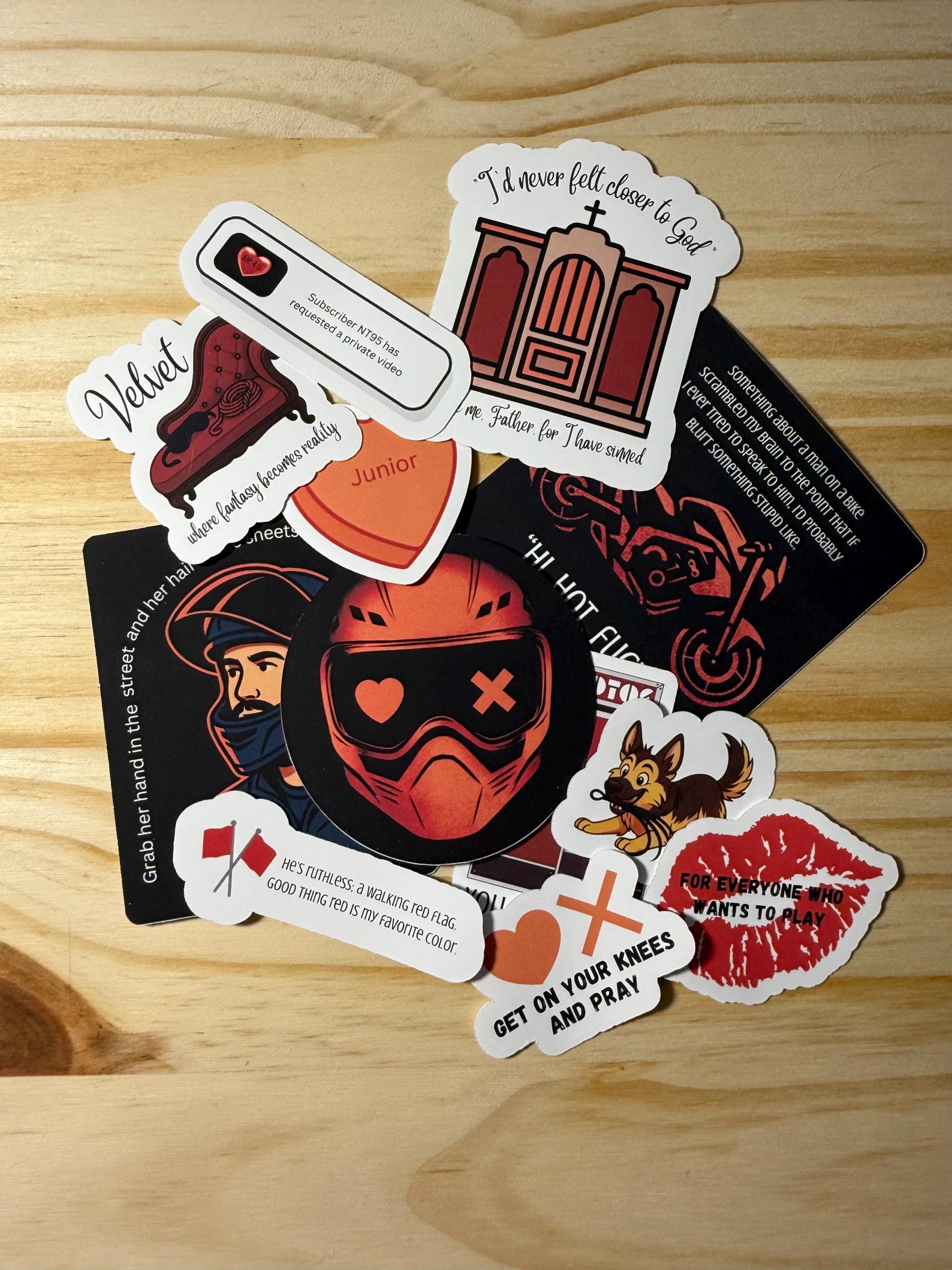 Lights Out and Caught up Book Stickers : Dark Romance - Water Resistant ...