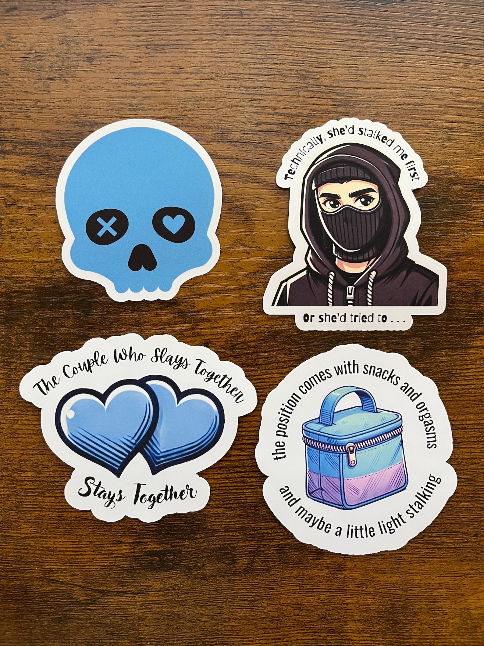 Lights Out and Caught up Book Stickers : Dark Romance - Water Resistant ...