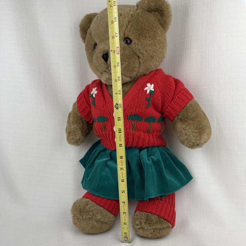Vintage Chosun AMC Plush Teddy Bear Stuffed Animal Sweater Leg Warmers ...
