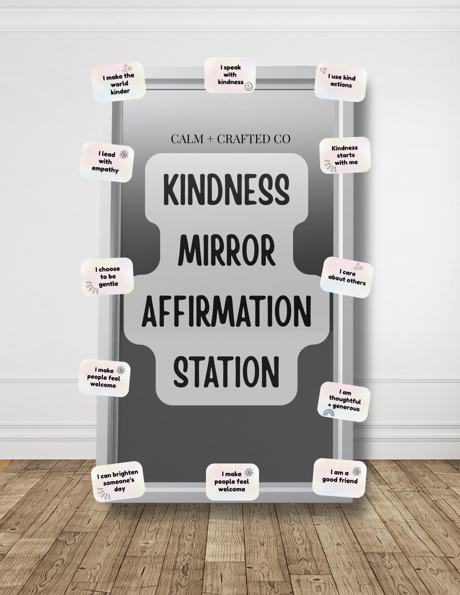 Kindness Affirmation Station for Kids, Printable Positive Affirmations ...