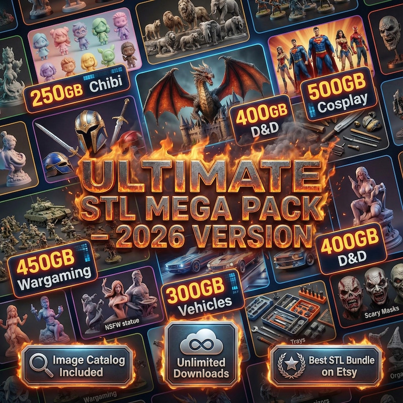 Stl Pack Kit Card - Etsy