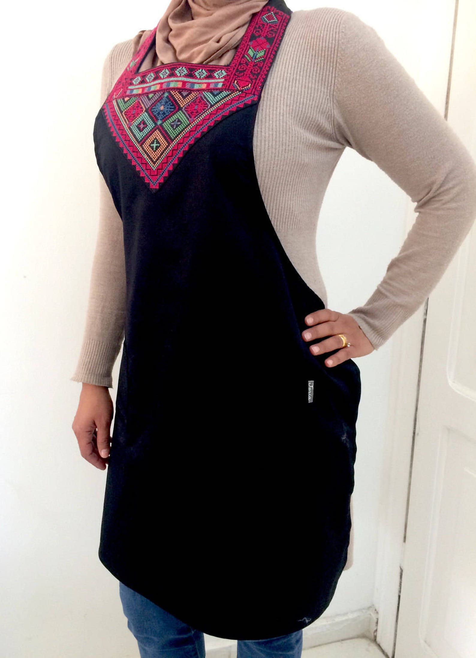 Embroidered Apron - Etsy