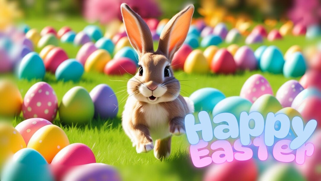 Easter, Bunny, Happy, Spring - Etsy